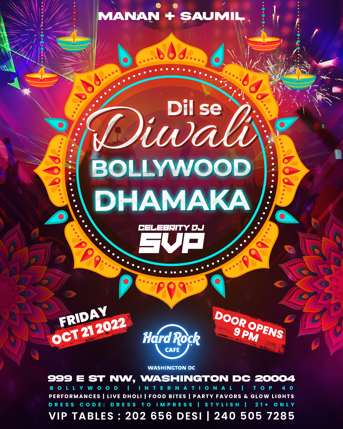 Manan Singh Katohora PRESENTS "Dil Se DIWALI - BOLLYWOOD DHAMAKA ...